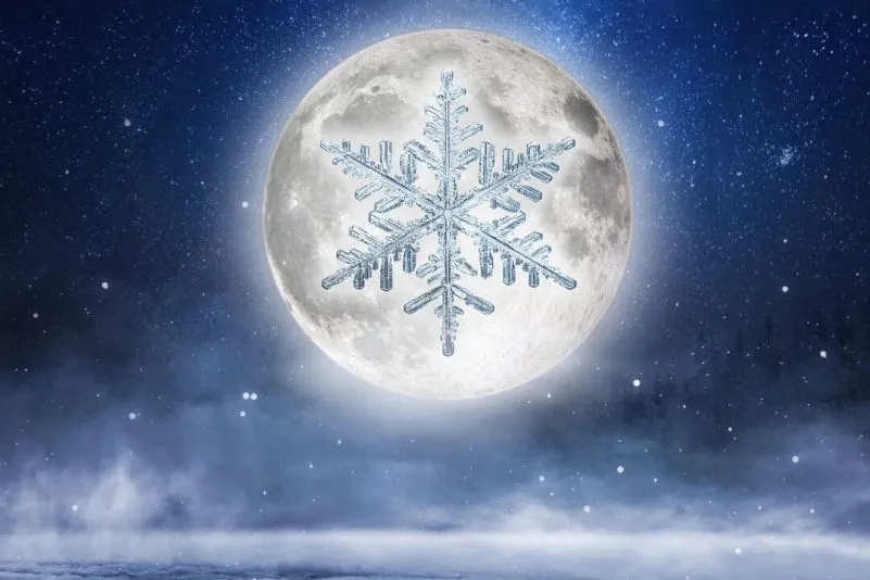 La pleine Lune des neiges illuminera l’un des mois les plus hivernaux ...